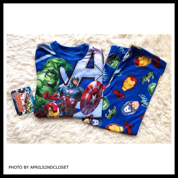 Marvel | Pajamas | Avengers Pajamas Boys Fleece Super Hero Cozy Winte ...
